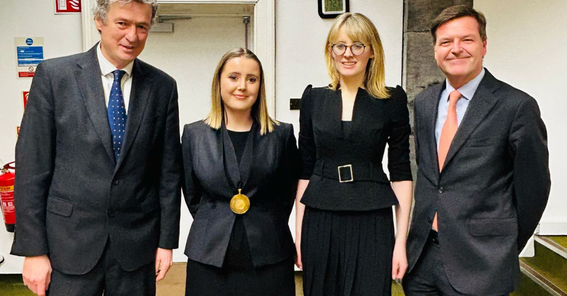 The 195th Auditor of the LSDSI delivered her Inaugural Address at King’s Inns | King's Inns